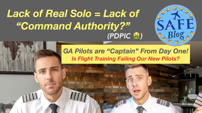 Lack of Real Solo = Lack of "Command Authority" - Aviation Ideas and ...