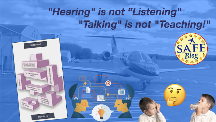 "Hearing" is not "Listening" and "Talking" is not "Teaching ...